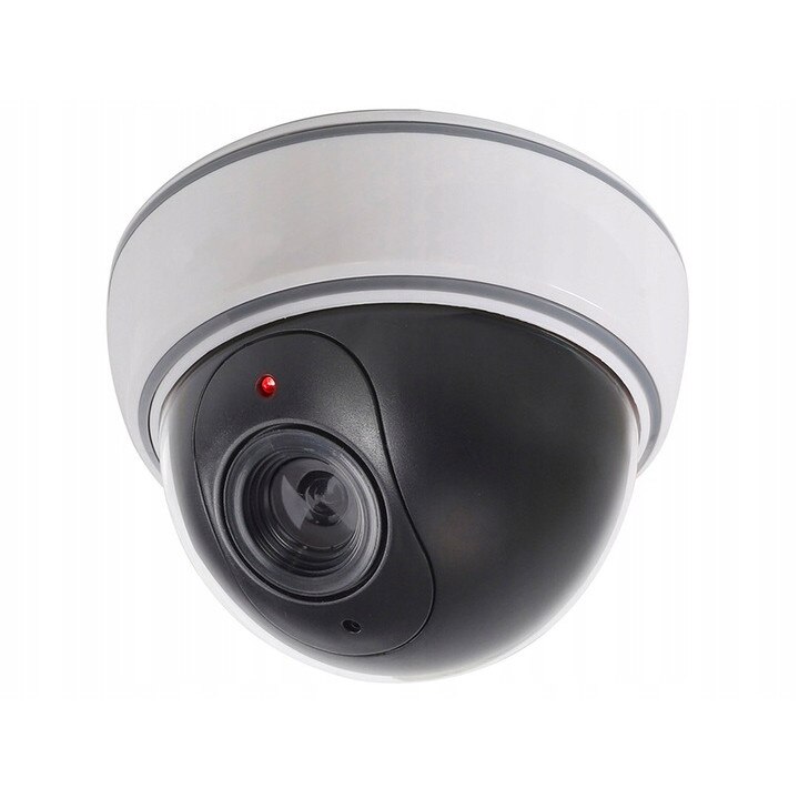 Camera video realista, Zola®, rotunda, cu led rosu intermitent, 12.5x12 ...