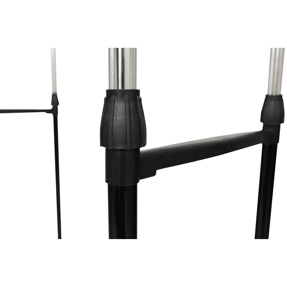 Cuier mobil Oliver 80x43x85 cm inox si plastic Negru - eMAG.ro