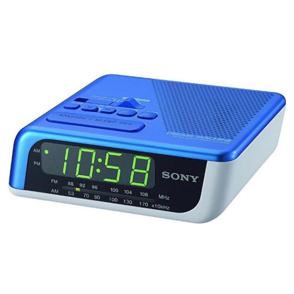 Radio cu ceas Sony ICFC205L, Albastru - eMAG.ro