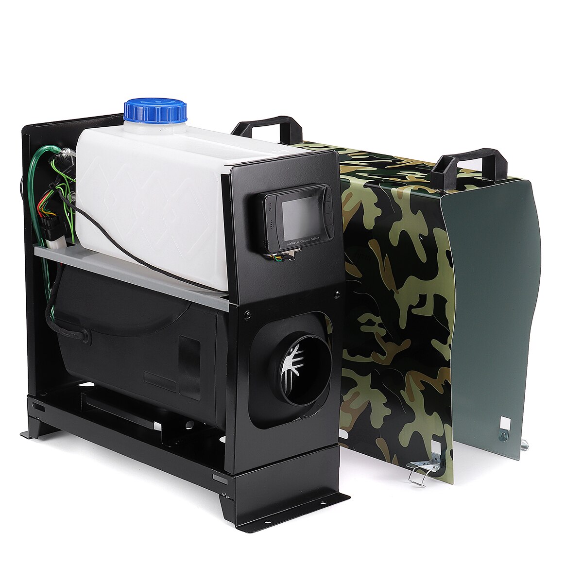 Incalzitor, HCalory, 12V, 8KW, telecomanda, comutator cu cheie LCD ...