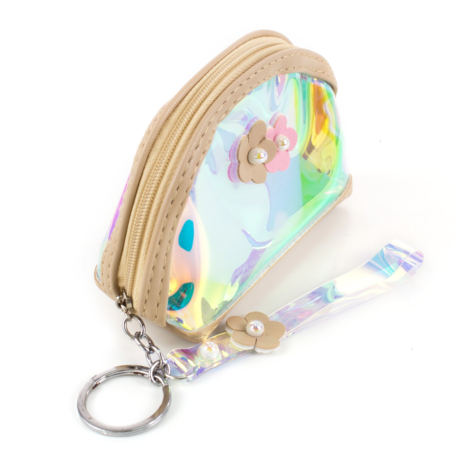 Portofel mini cu breloc Pami Flowers - eMAG.ro