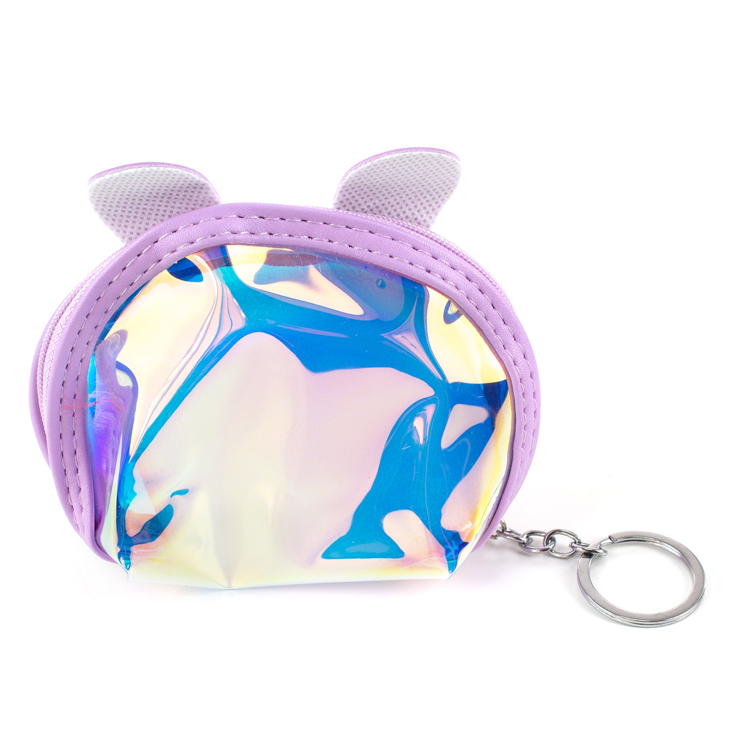 Portofel mini cu breloc Pami Cute, Lila - eMAG.ro