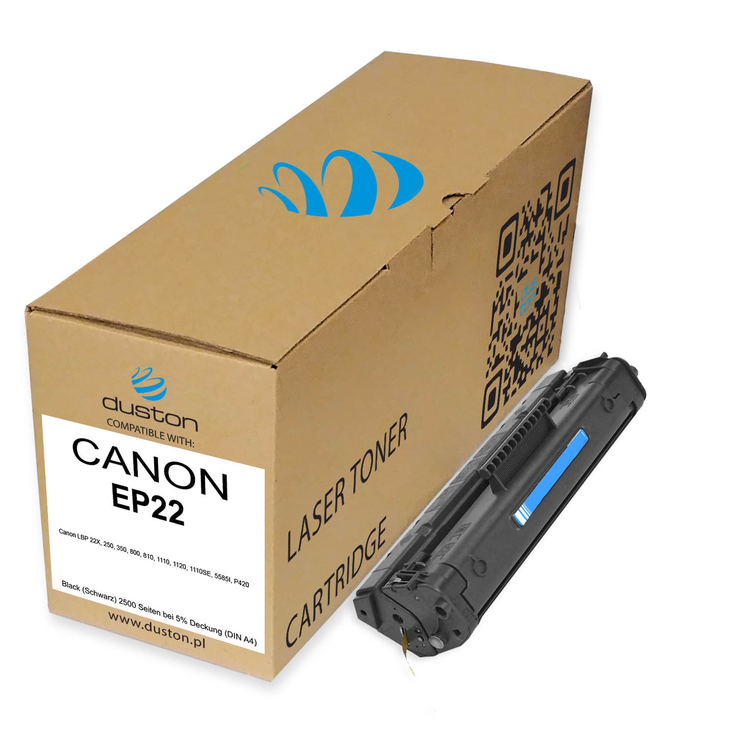 Set 2 cartus toner EP22, Duston, Compatibil Canon LBP 22X 250 350 800 ...