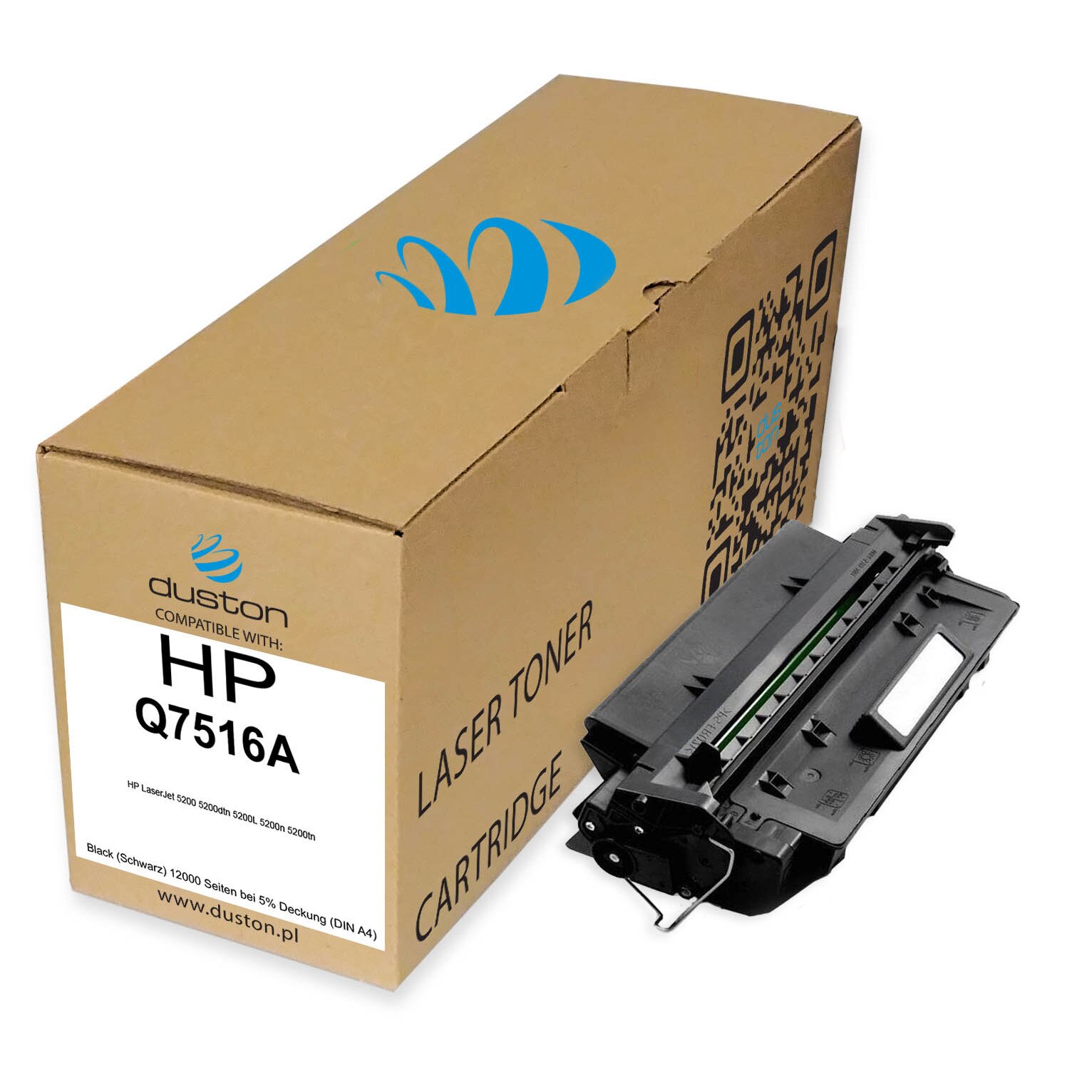 Toner negru compatibil cu HP LaserJet - eMAG.ro