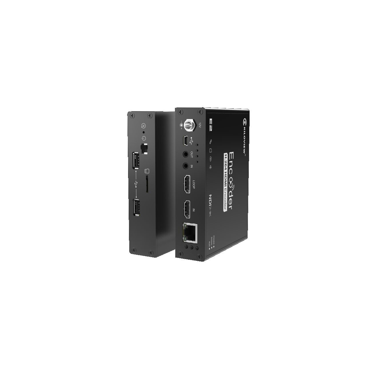 Codificator, Kiloview, E2-NDI, HDMI To NDI-HX Encoder Dual stream, SRT ...