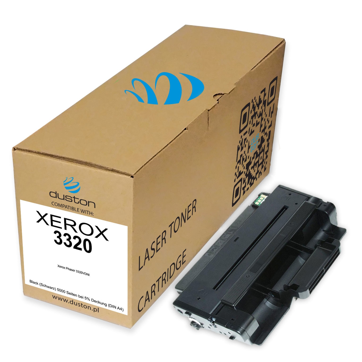 Set 2 cartuse toner Duston, 106R02304, Compatibil cu Xerox 3320 ...