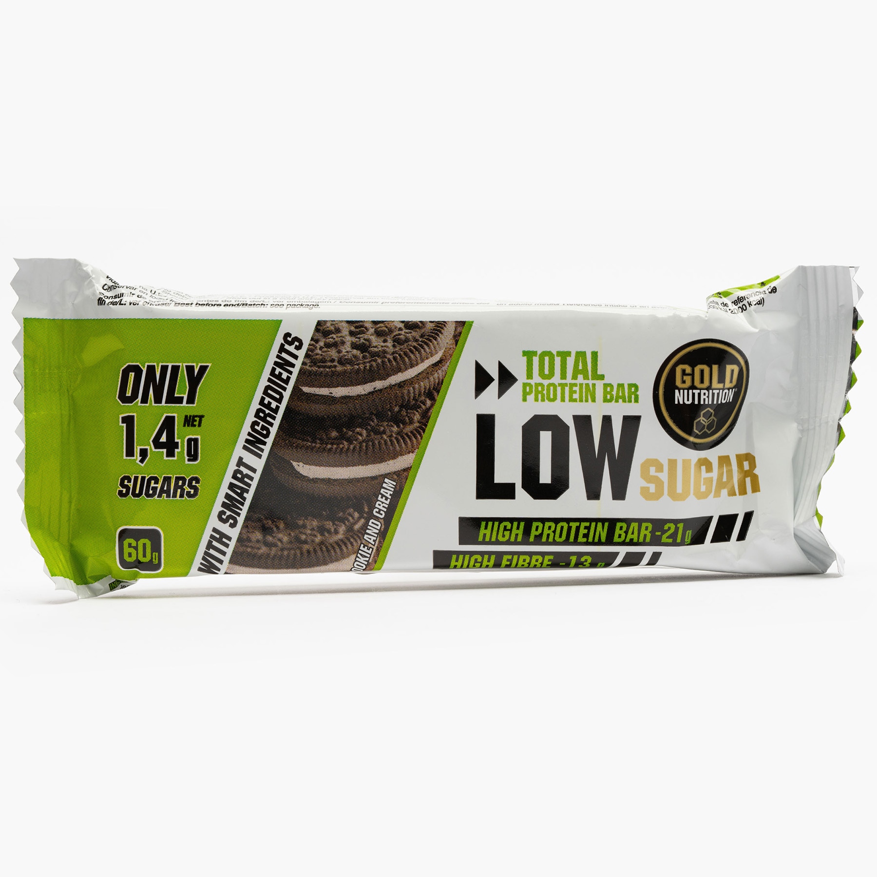 Protein Bar Low Sugar Biscuiti, 60 gr, Gold Nutrition - eMAG.ro
