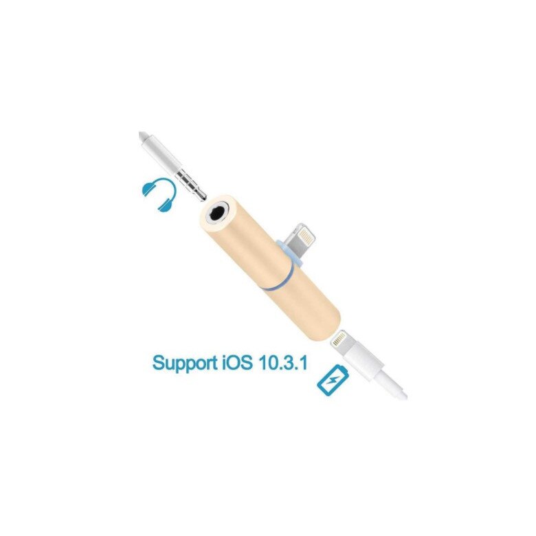 SOHO iPhone/iPad adapter, 3.5 mm jack, Lightning, fülhallgató és ...