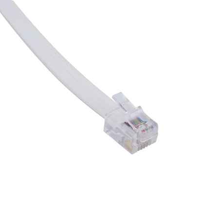 Cablu telefon cu mufe 2m, alb - eMAG.ro