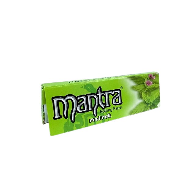 Foite pentru rulat tutun cu aroma de menta Mantra 78mm / 1.1/4 50 ...