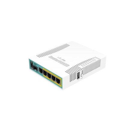 Routere Wireless, Mikrotik, hex poe rb960pgs l4, 128mb, 5x gbe poe port ...