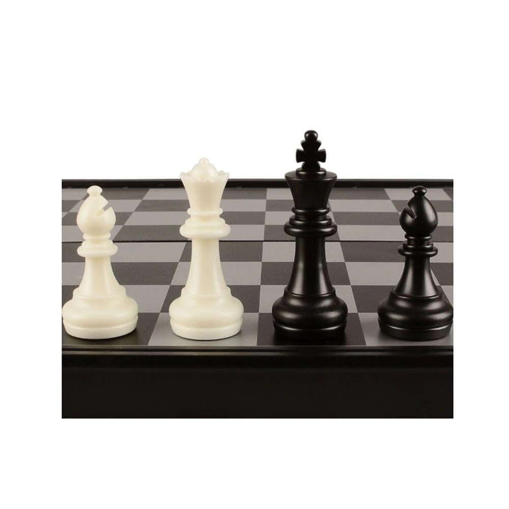 Tiessa® 3 в 1 игра на шах, табла и дама, магнитна, 38 см - eMAG.bg