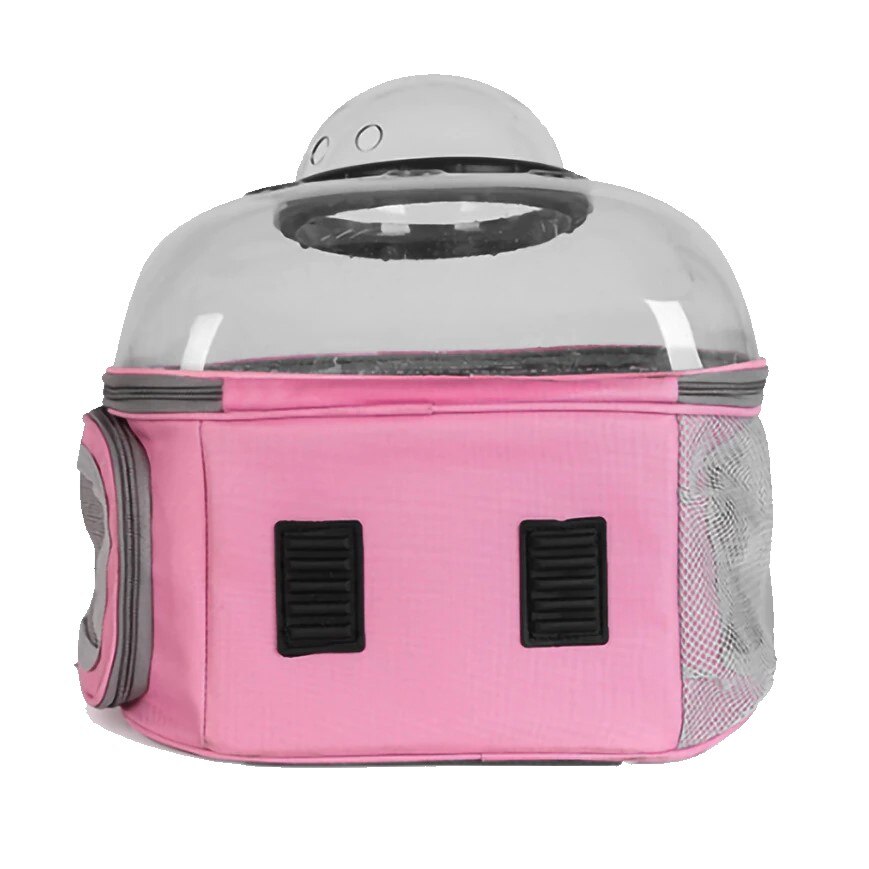 Rucsac transport animale de companie DARO cu hublou, roz - eMAG.ro