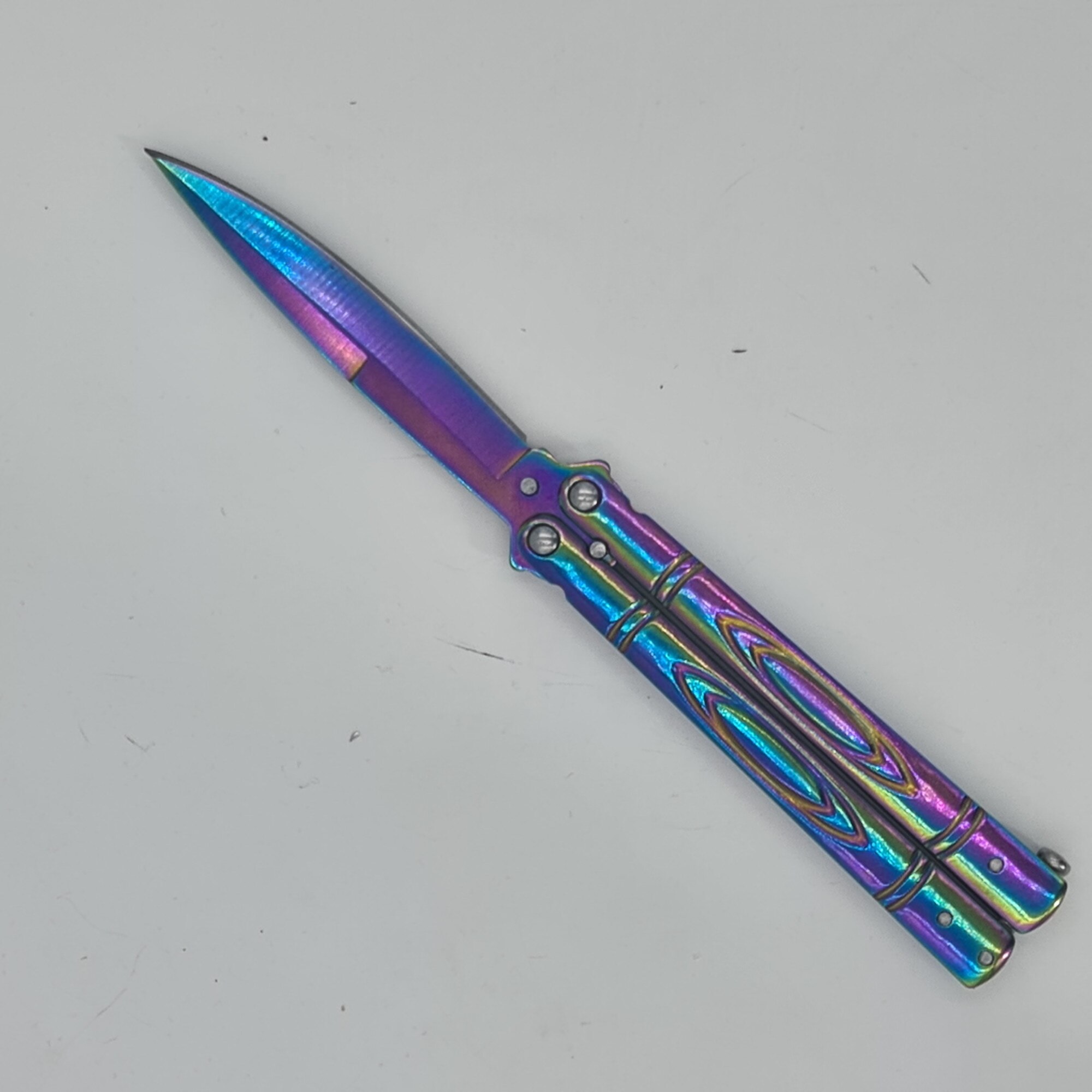 Cutit fluture, Butterfly, Balisong 21.50 cm, fade clasic,dalimag - eMAG.ro