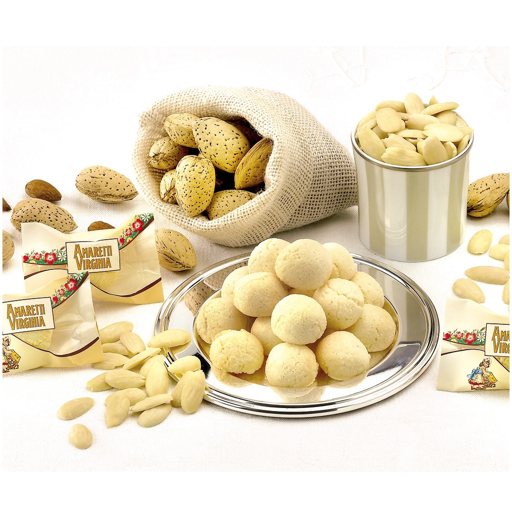Pachet cadou Gold Amaretti Virginia: Panettone, Mini Amaretti, Prosecco ...