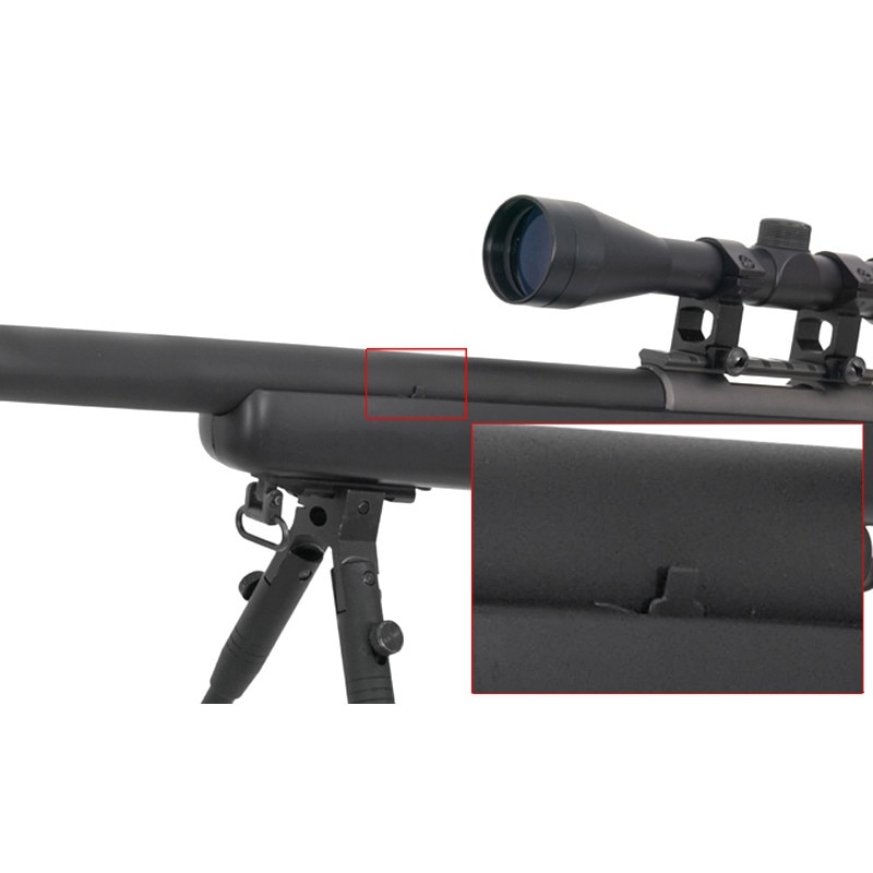 Pusca sniper Airsoft, MB03 BLACK, WELL - eMAG.ro