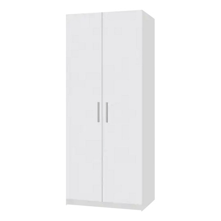 Dulap Classic, Alb, H200xL90xA50 cm, PAL 18 mm - eMAG.ro