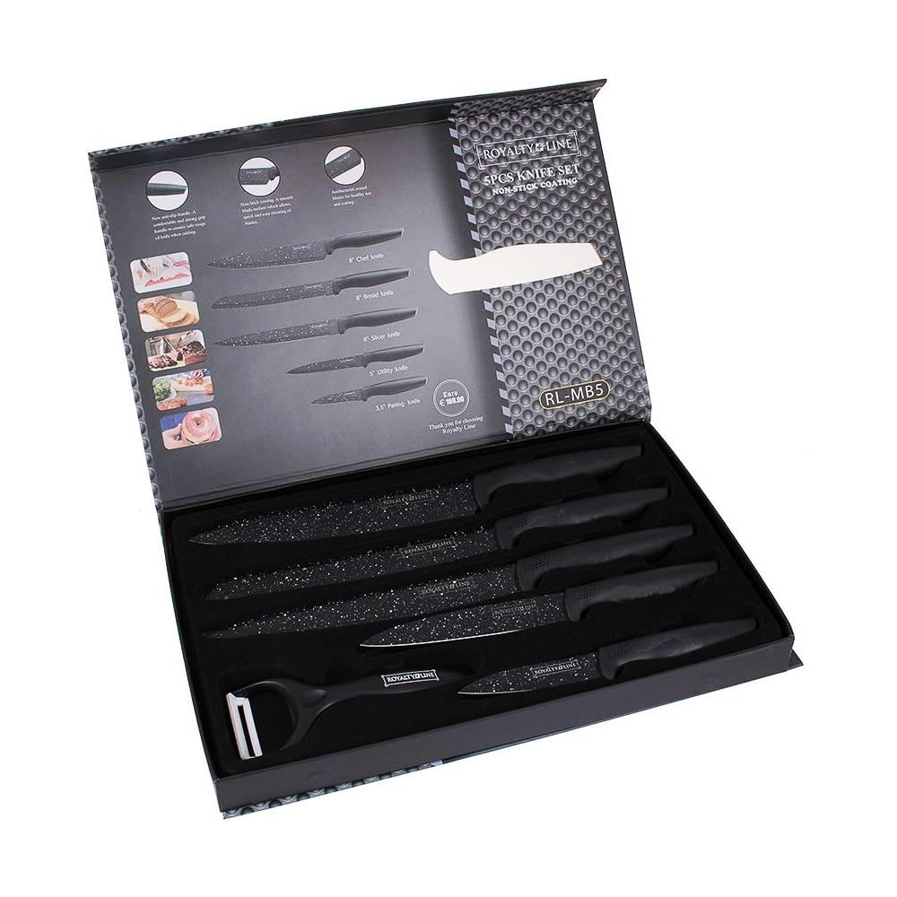 Royality Line RL-MB5 Kés készlet, 5+1 db - eMAG.hu