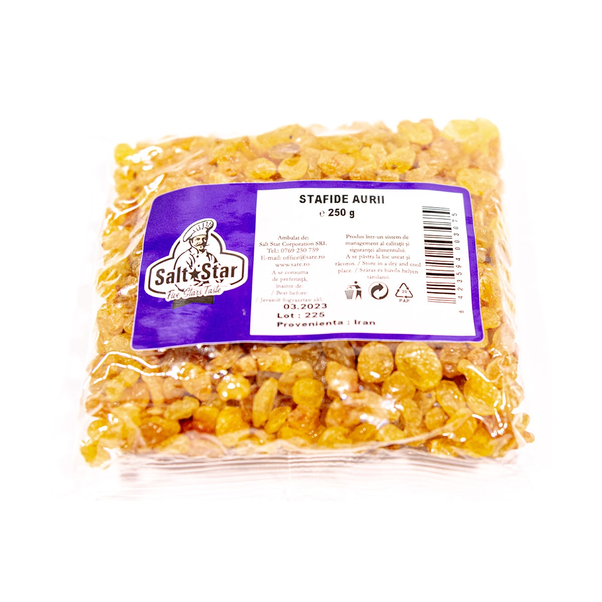 Stafide aurii, Salt Star Corporation, punga 250g - eMAG.ro