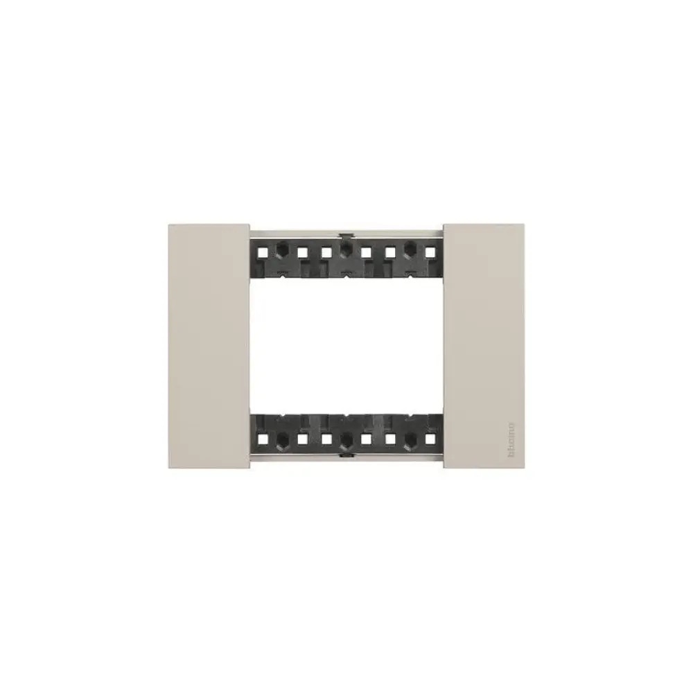 Rama 3 module, culoare nisip, Bticino Living Now - eMAG.ro