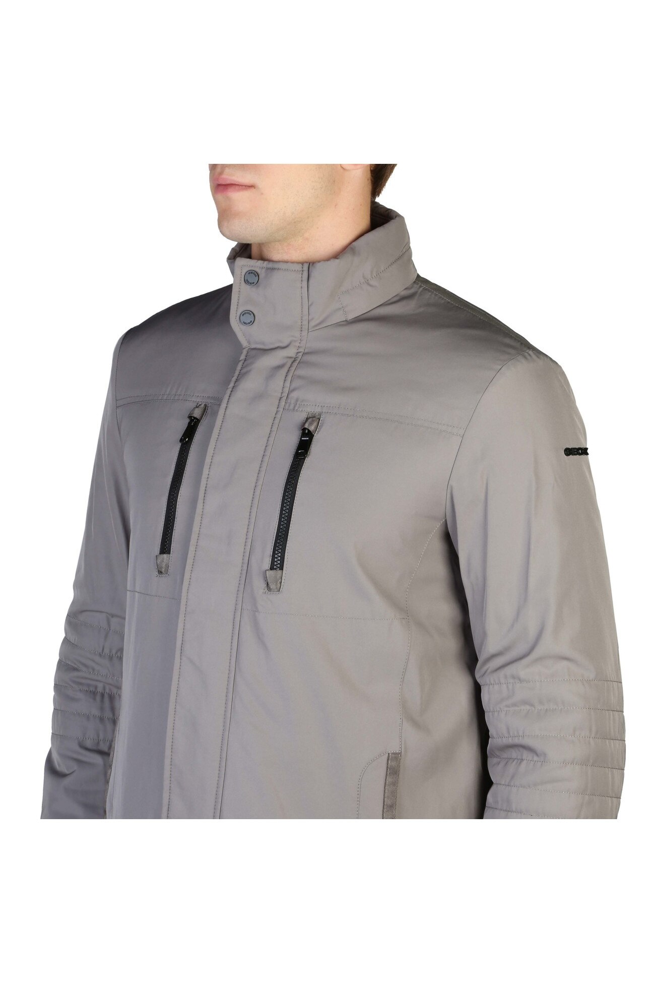 Geaca barbati Geox model M9420GT2585, culoare Gri, marime 52 EU - eMAG.ro