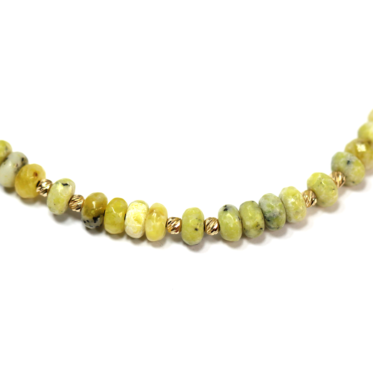 Bratara din aur galben de 14K si cuart galben, Beejou, Snur reglabil ...