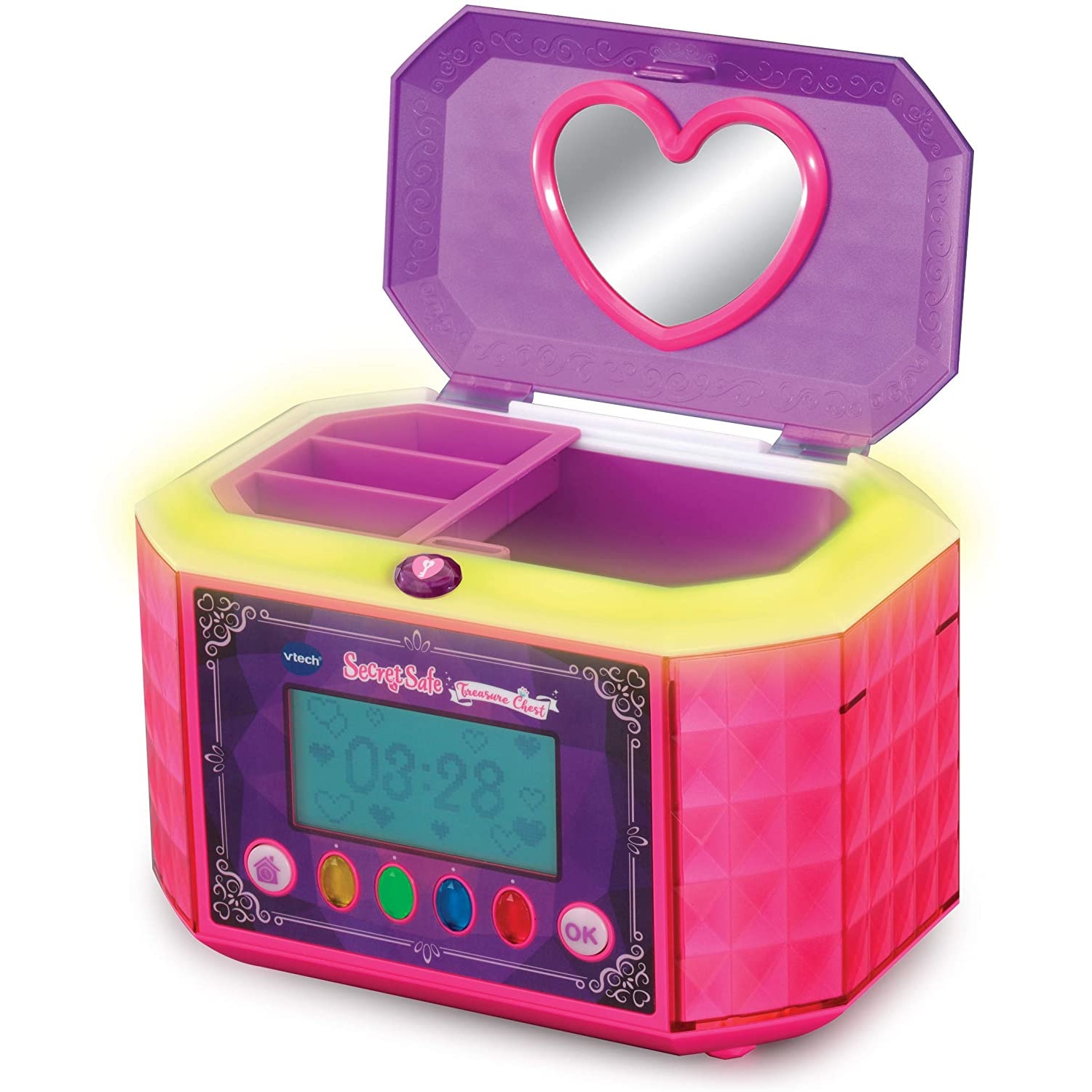 Интерактивна играчка Vtech, кутия за бижута със заключване - eMAG.bg