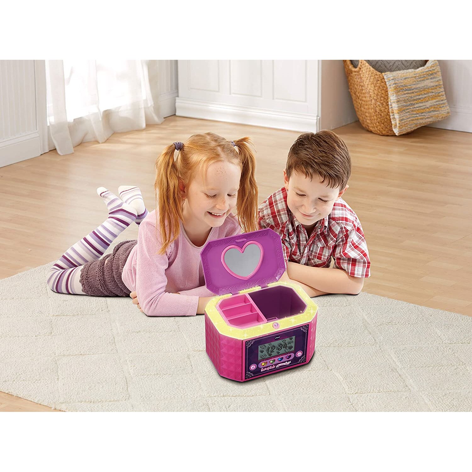Интерактивна играчка Vtech, кутия за бижута със заключване - eMAG.bg