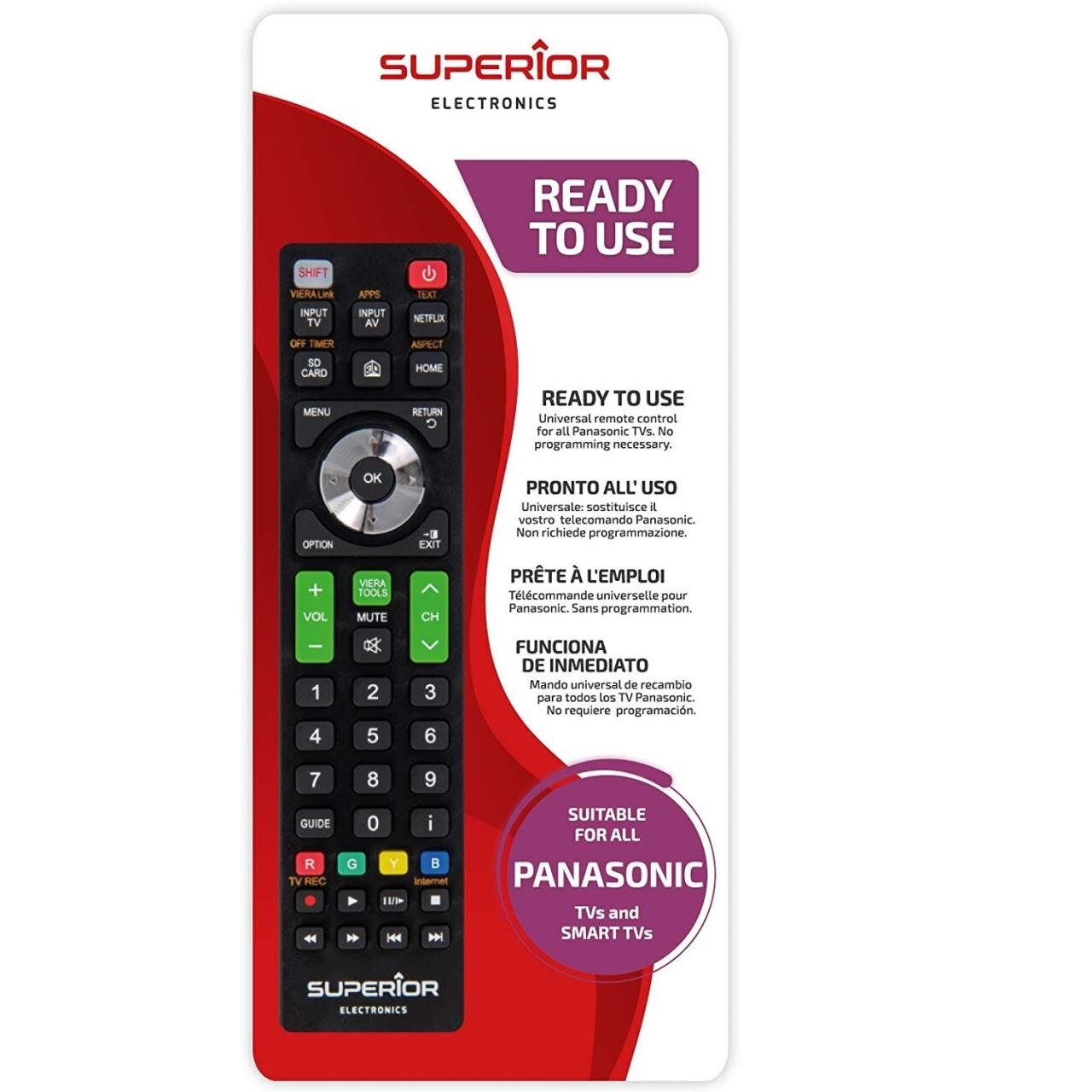 Telecomanda pentru Panasonic Ready-to-Use, TV/Smart TV - eMAG.ro