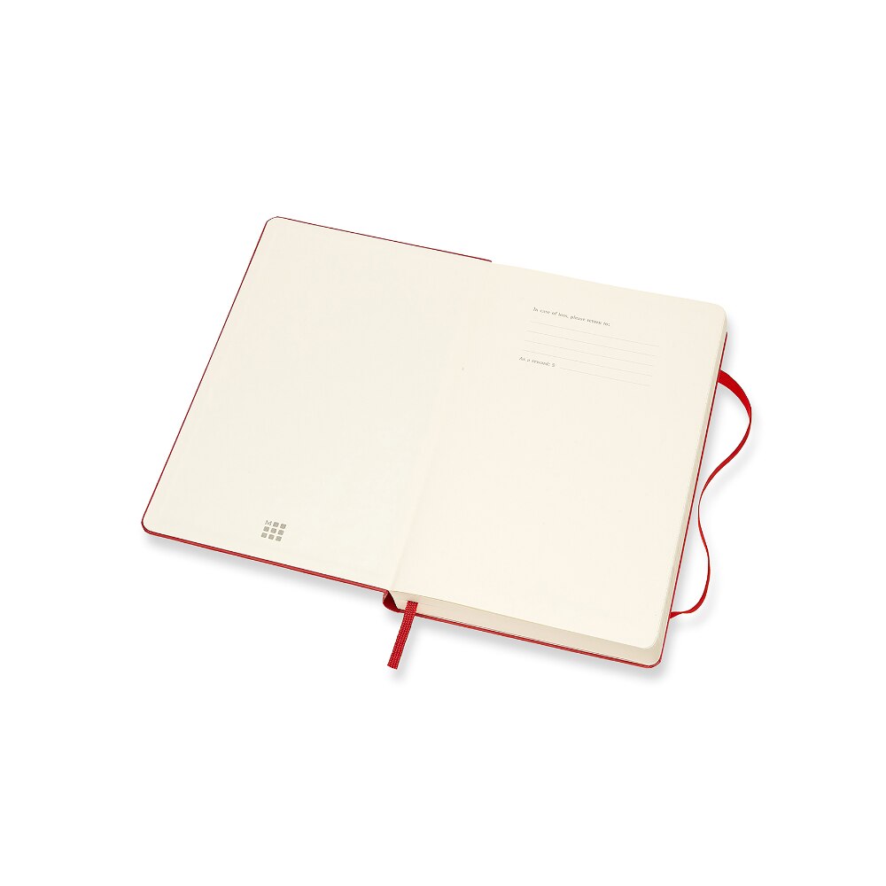 Calendar englezesc Moleskine, 12 Luni, 2022, 13x21 cm, Rosu - eMAG.ro