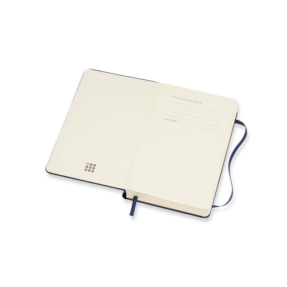 Calendar englezesc Moleskine, 12 Luni, 2022, 9x14 cm, Bleumarin - eMAG.ro