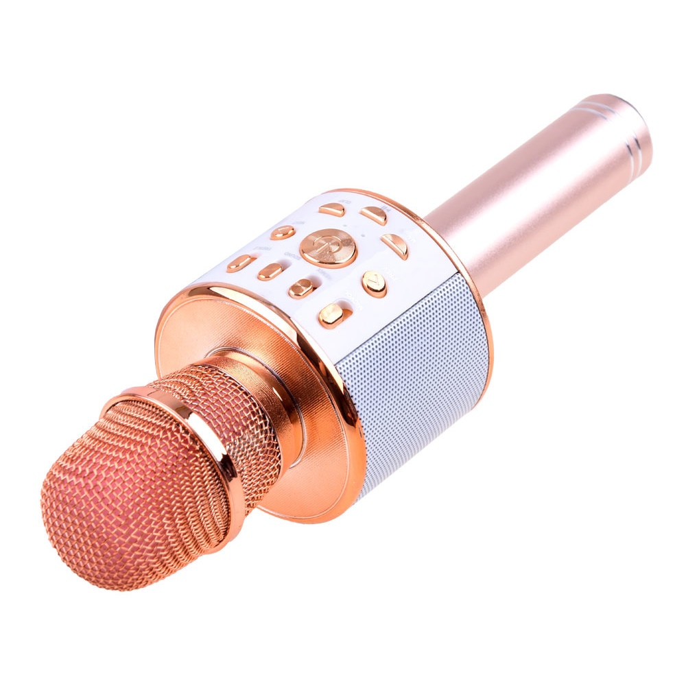 Microfon wireless Bluetooth, Ramiz, Auriu - eMAG.ro