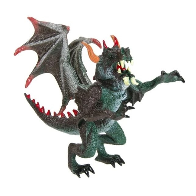 Dragon cu aripi si coarne, cu brate si picioare care se misca, lungime ...