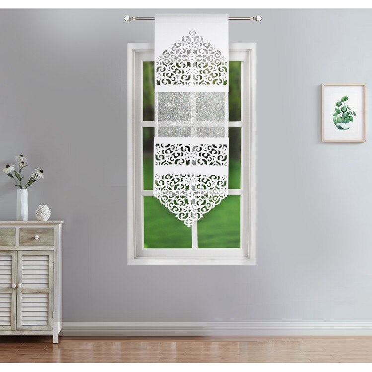 Perdea, Panou Ajurat 40x140, Alb - eMAG.ro