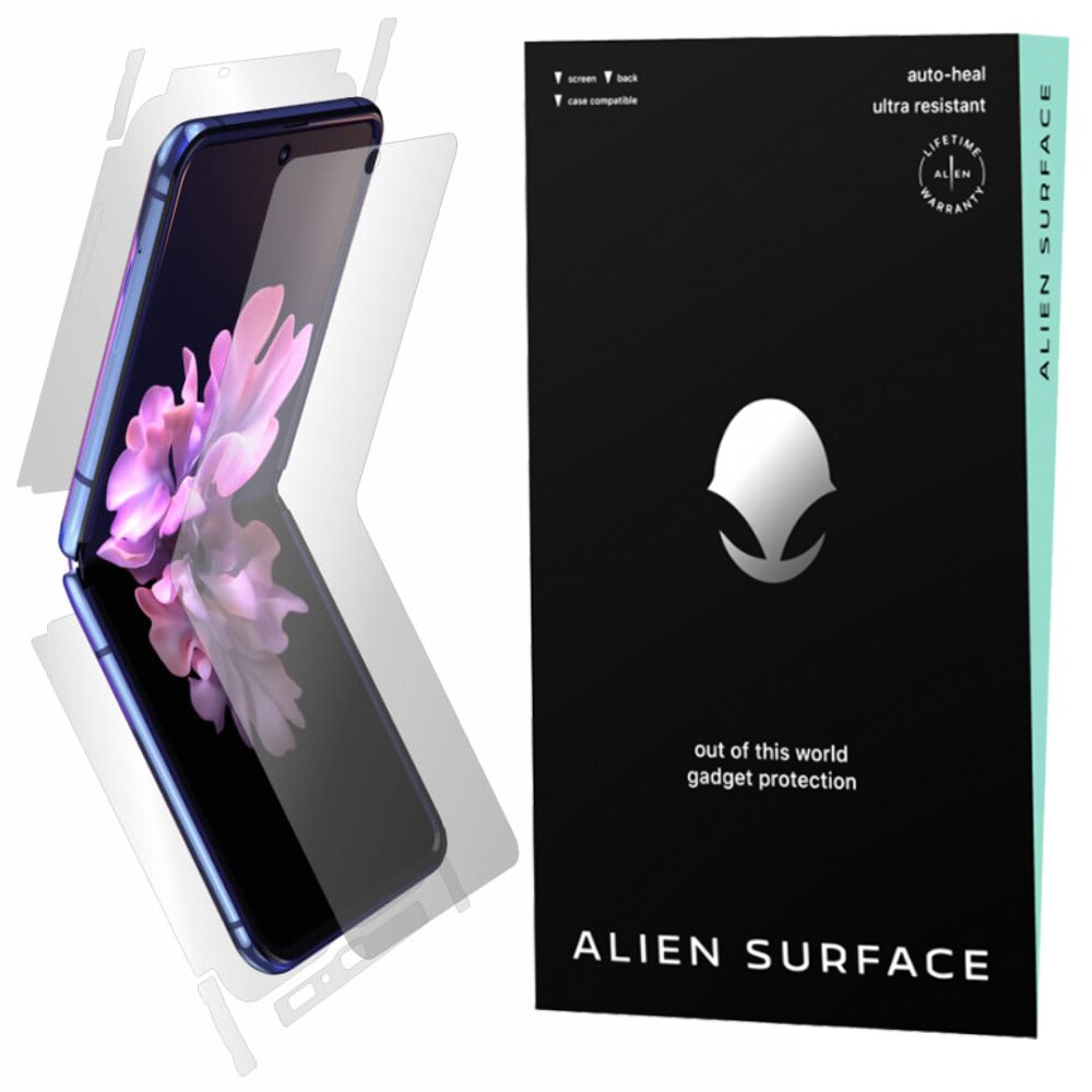 Фолио за Samsung Galaxy Z Flip/Z Flip 5G, Alien Surface Screen+Edges ...