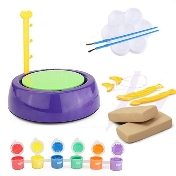 Roata de Olarit cu vopsele lut si accesorii - eMAG.ro