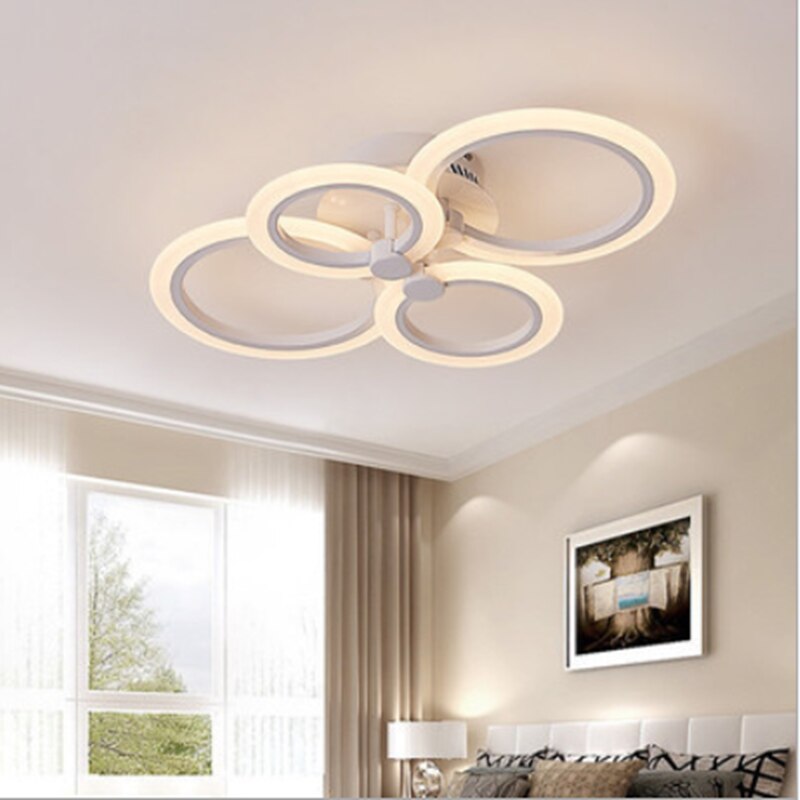 LED-uri pentru tavan, moderne in forma de inel cu 4 capete - eMAG.ro