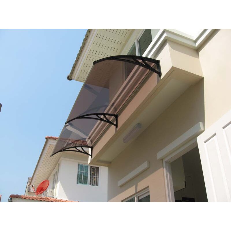 Copertina, marchiza modulara, Policarbonat solid, Bronz transparent ...