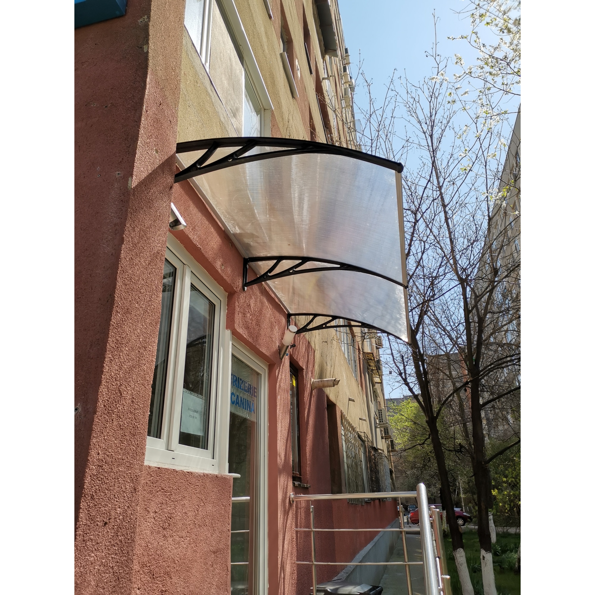 Copertina, marchiza modulara, Policarbonat celular clar, 100 x 200 cm ...