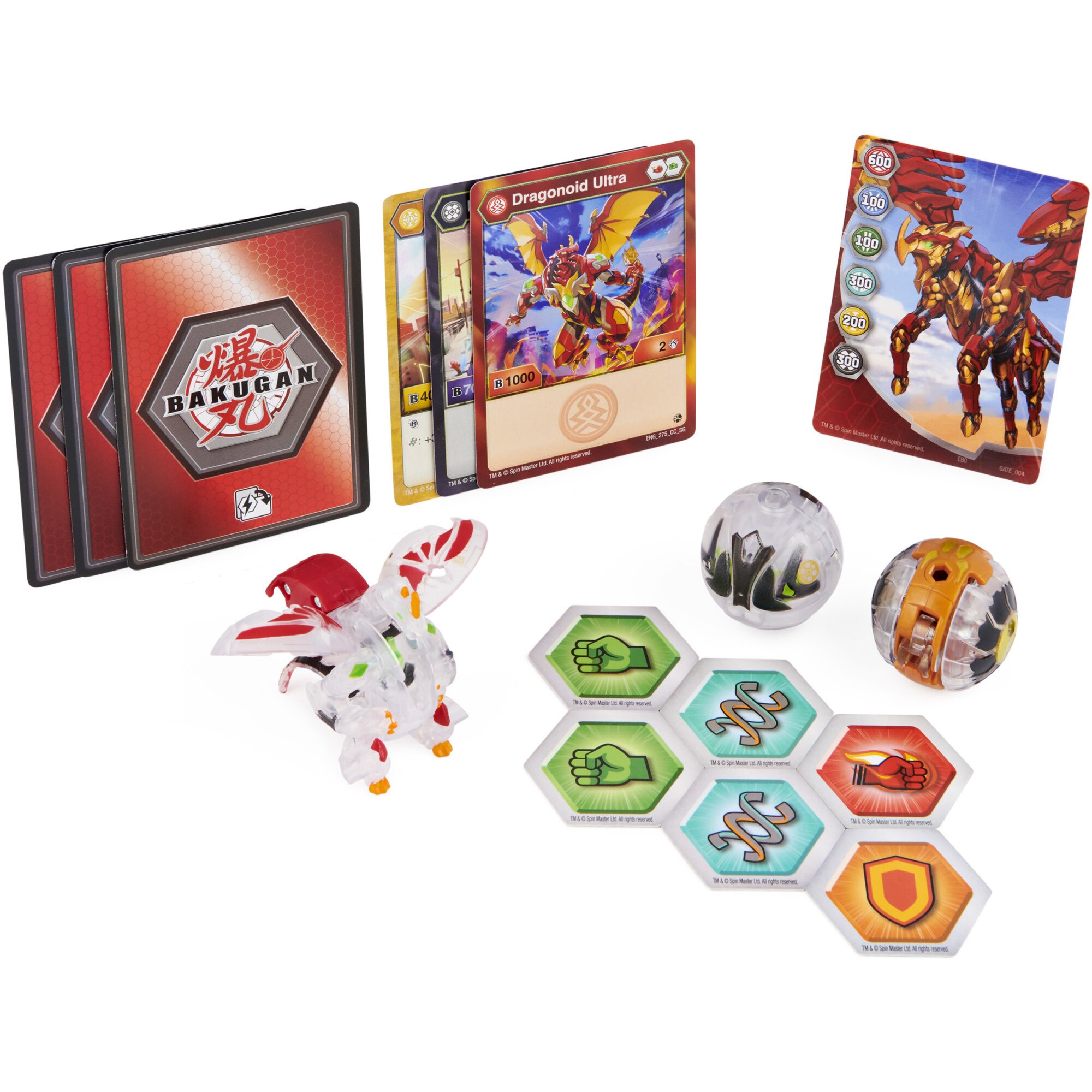 Figurina Bakugan Geogan Rising - Starter Pack, Dragonoid Ultra ...