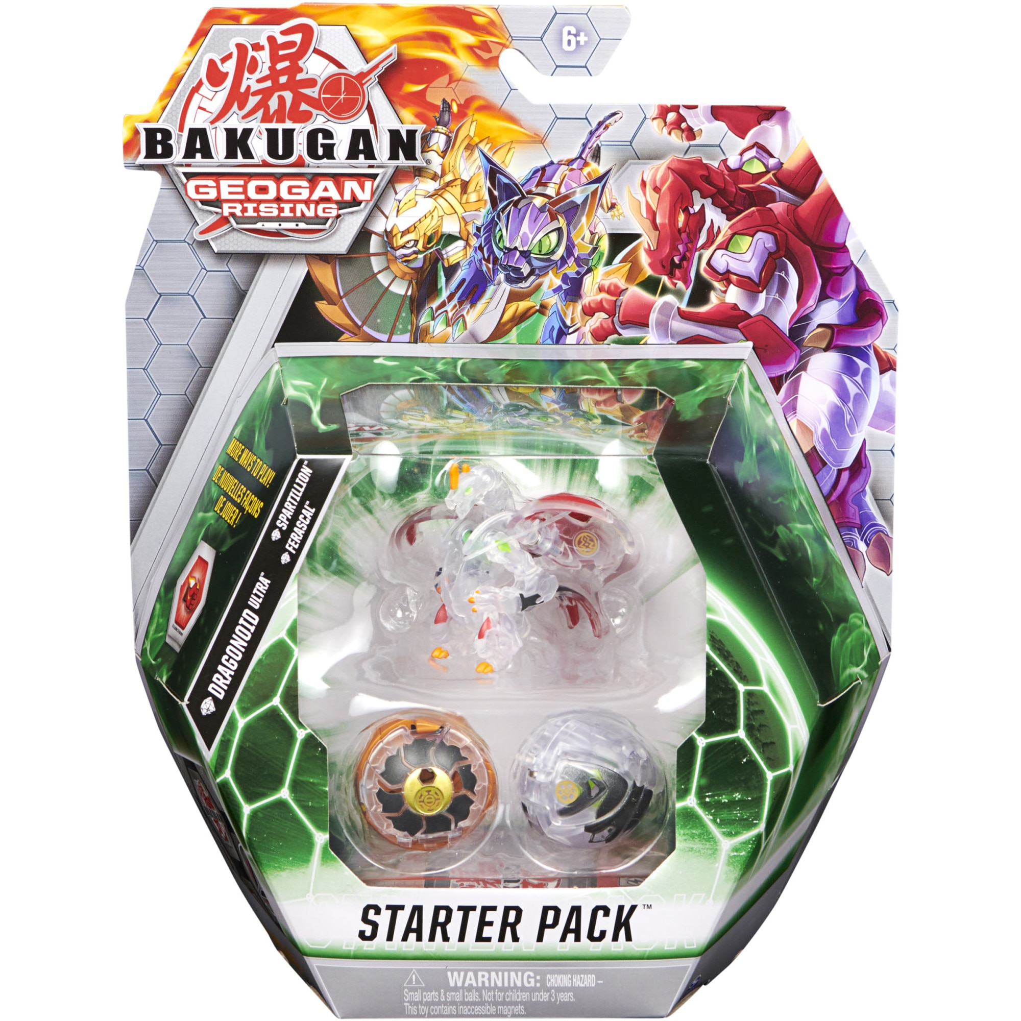 Figurina Bakugan Geogan Rising - Starter Pack, Dragonoid Ultra ...