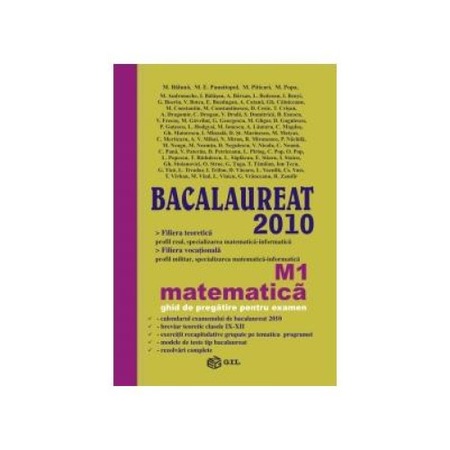 Ghid Metodic Bacalaureat 2010 matematica M1 - eMAG.ro