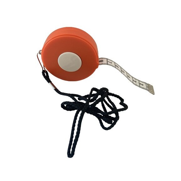 Ruleta 300cm 120 inch ambele fete imprimate, din piele, cu revenire ...