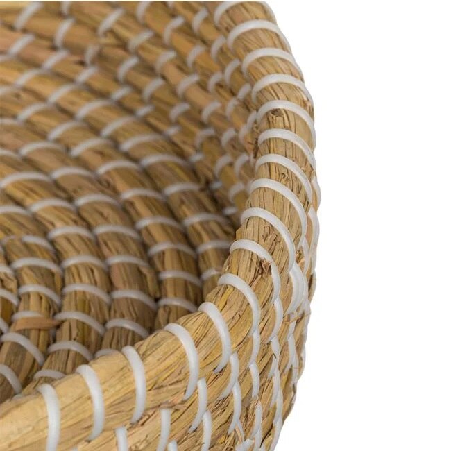 Tava decorativa/servire, design rustic, Paie, Bej, 36x8 cm - eMAG.ro