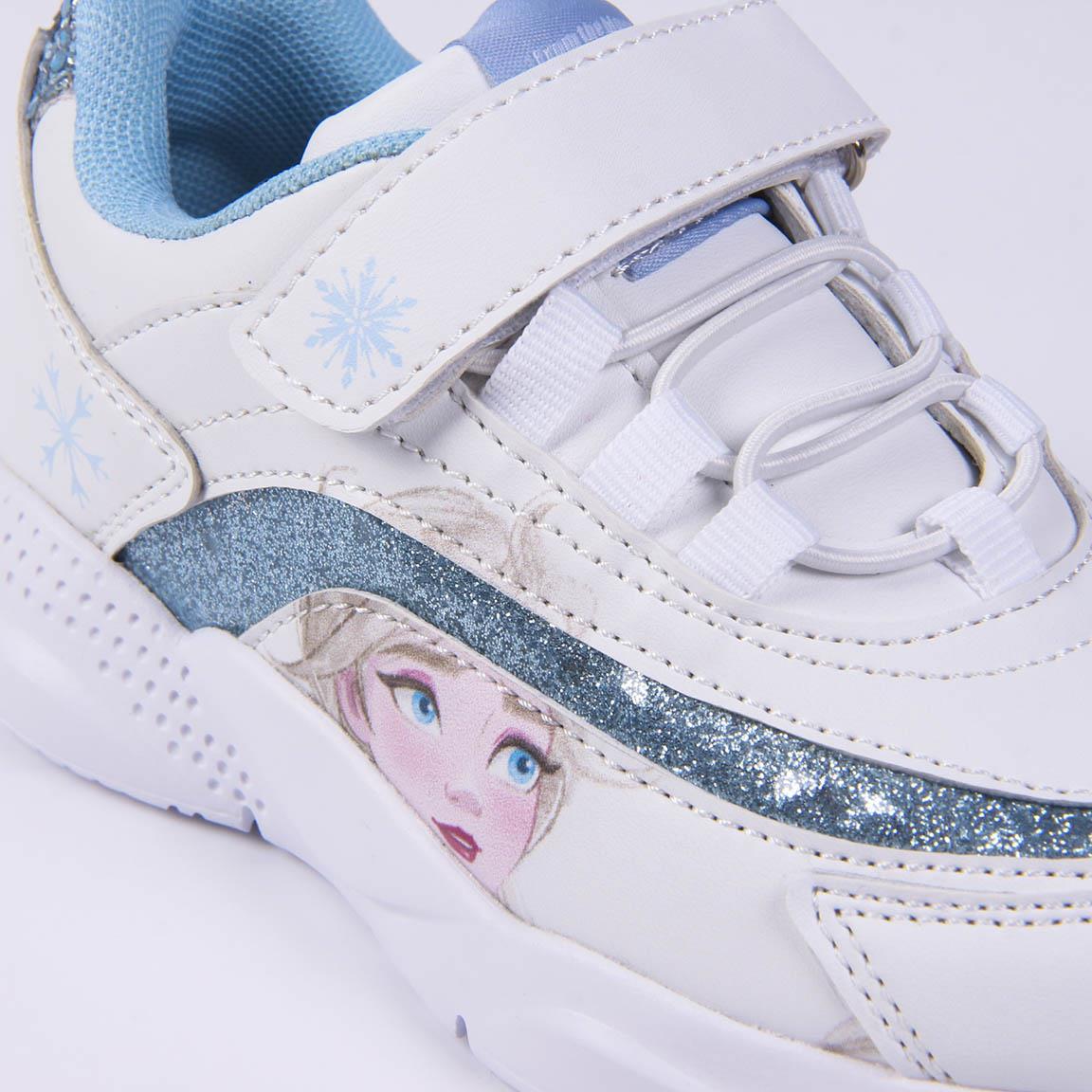 Pantofi sport cu luminite Disney Frozen,Alb model 2300004998, Marime 28 ...