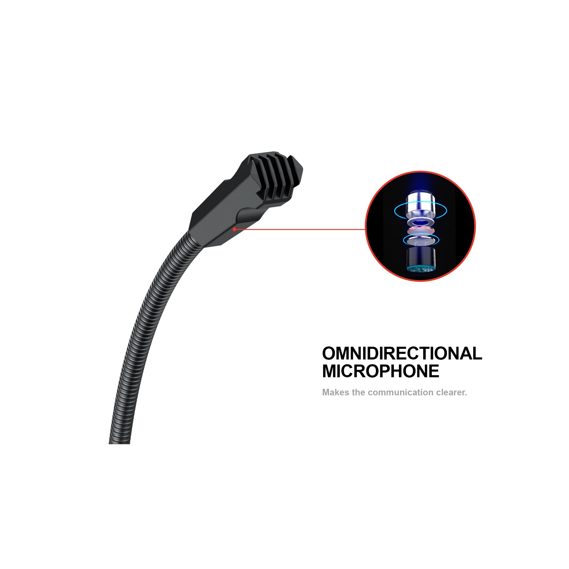 Геймърски микрофон Havit GK57, RGB подсветка, Черен - eMAG.bg