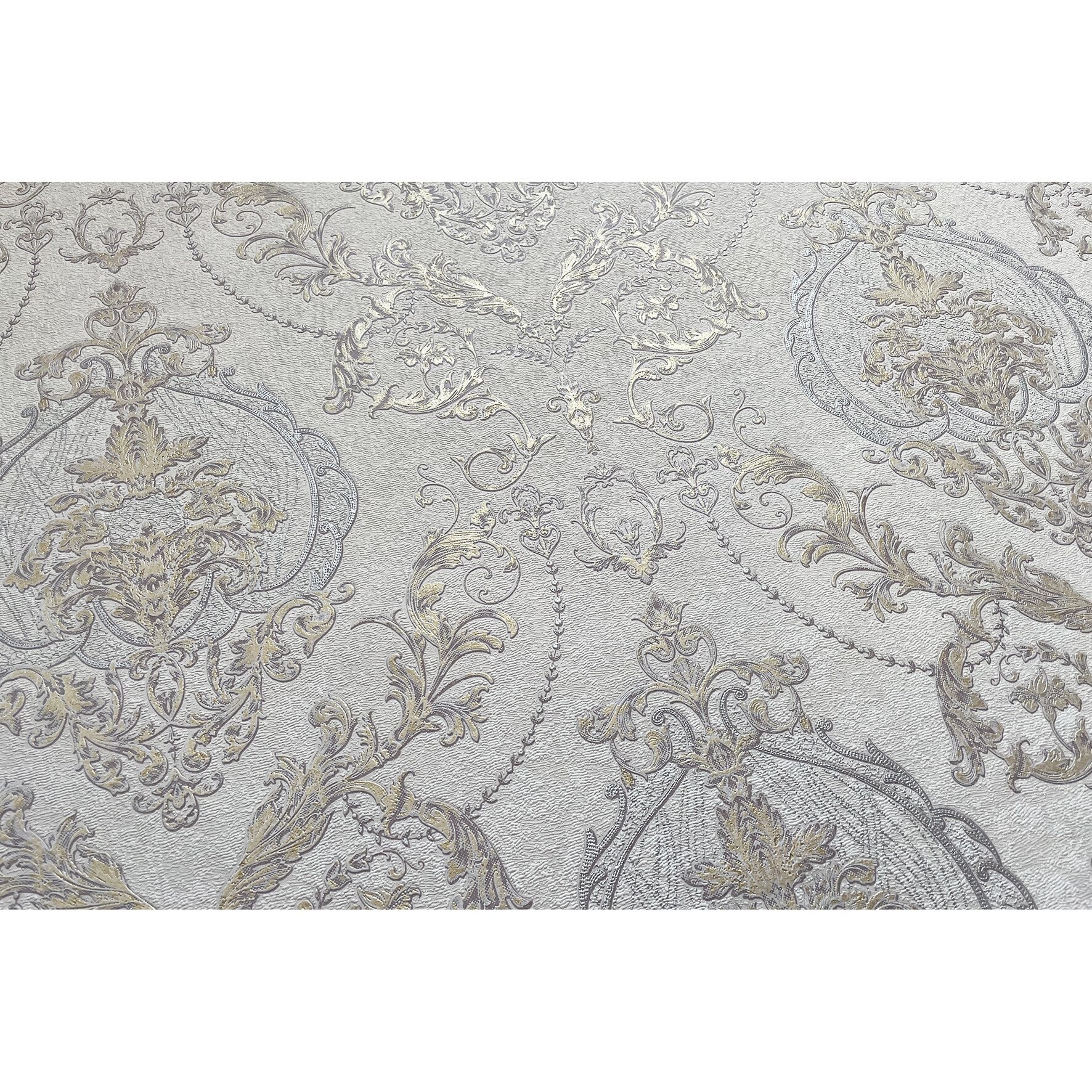 Tapet MallDeco de vinil Malena Decor auriu, 1484/1, pentru dormitor ...
