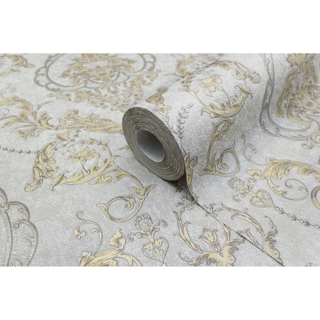 Tapet MallDeco de vinil Malena Decor cappuccino, 1484/2, pentru ...