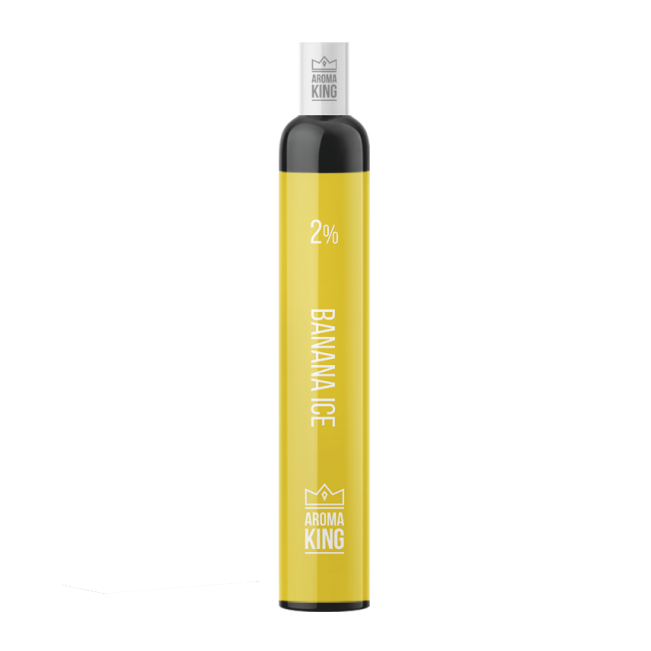 Mini narghilea electronica AK by Senator - Banana Ice 500 pufuri 20 mg ...