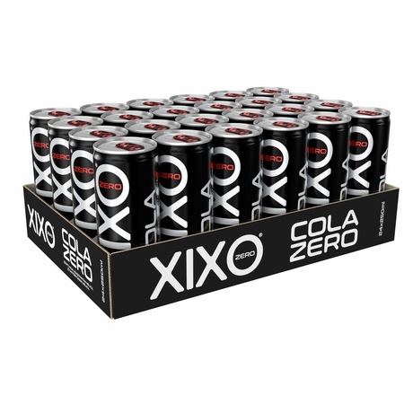 XIXO Cola Zero ízű, szénsavas üdítőital cukorral és édesítőszerekkel ...